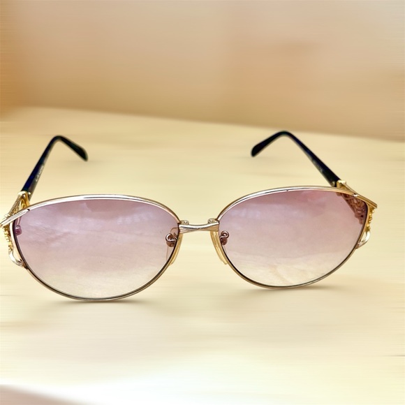 Lancel | Accessories | Vintage Lance Gold Purple Fade Sunglasses | Poshmark